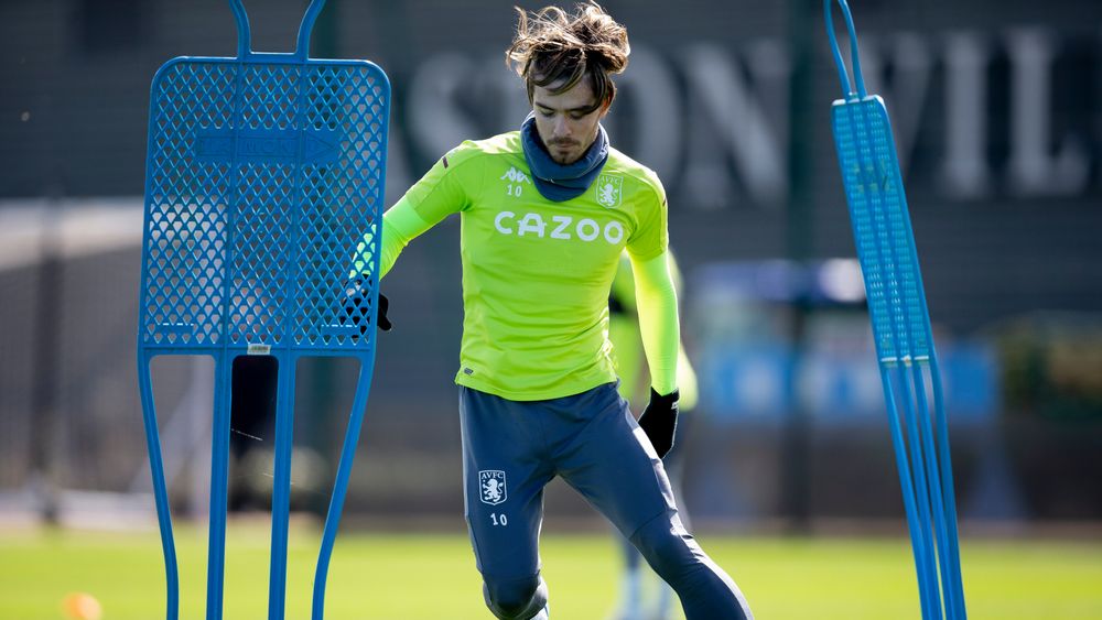 Aston Villa captain Jack Grealish returned to first-team training at ...