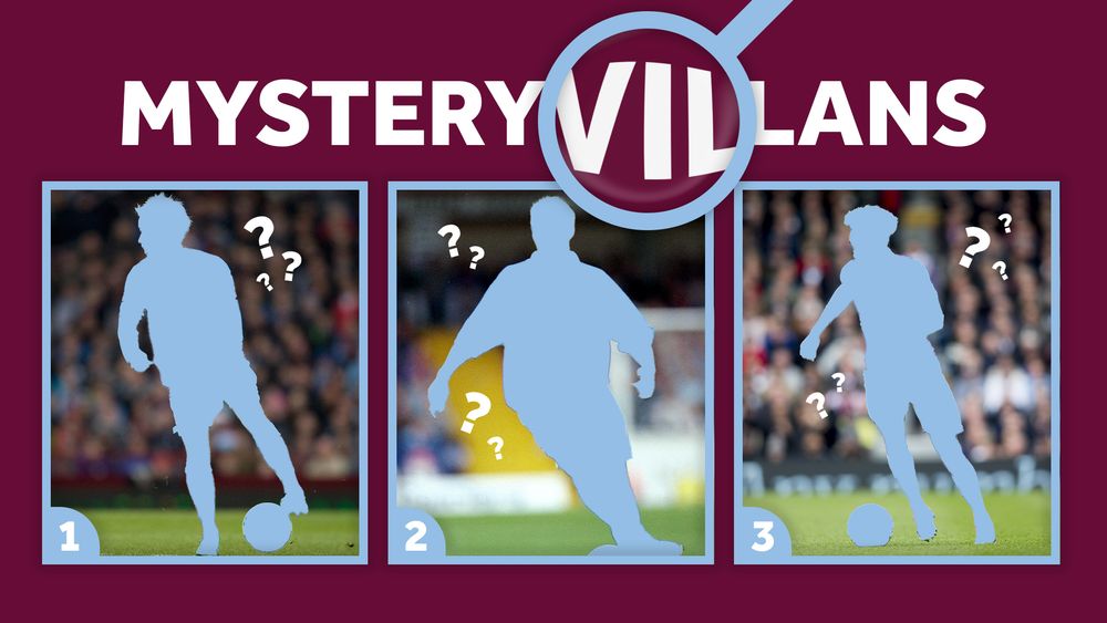 Mystery Villans: Can you identify these three former Aston Villa ...