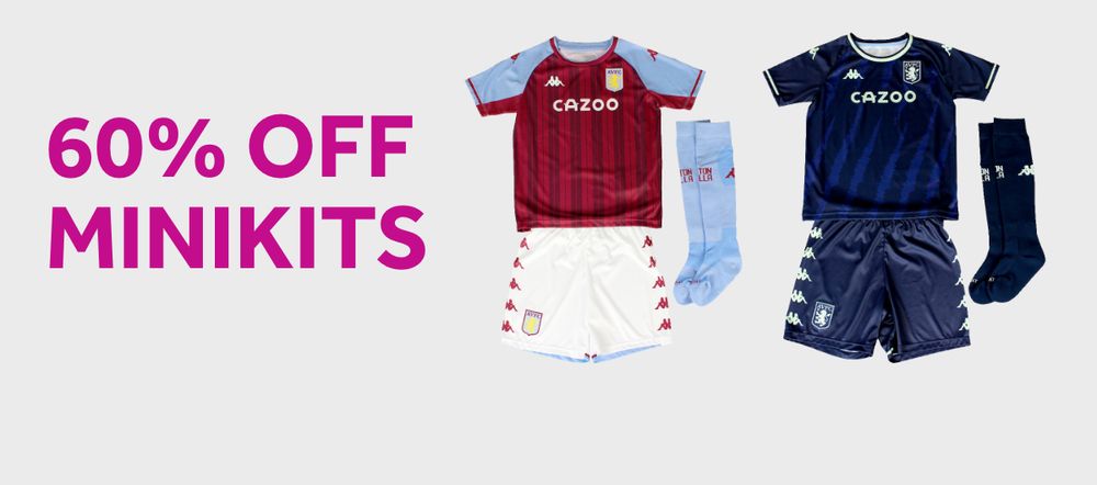Save 60% on Villa mini kits | AVFC