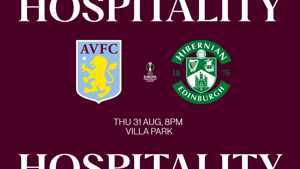 Hospitality packages for Hibs | AVFC