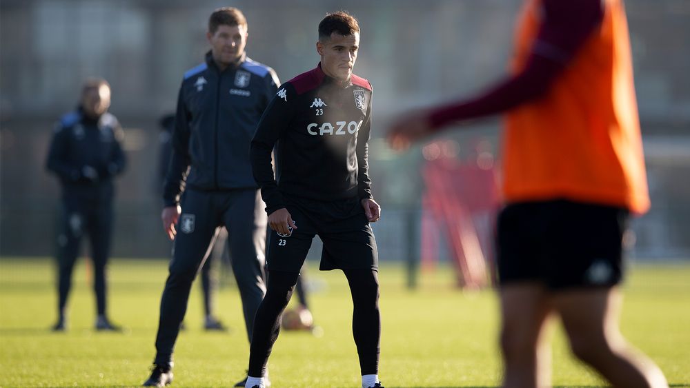 GALLERY: First look at Coutinho in training | AVFC