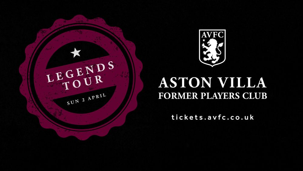 Join Alan Wright and Michael Oakes on Villa Park Legends Tour | AVFC