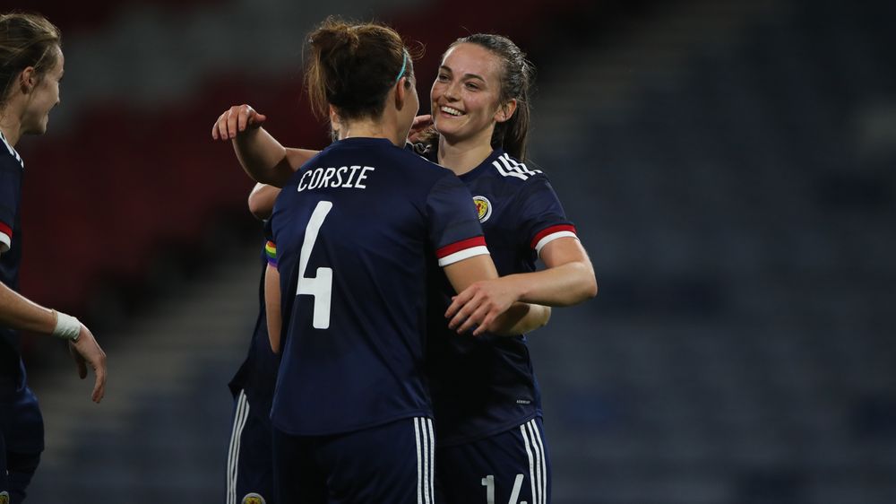 Chloë Arthur delight at first Scotland goals | AVFC