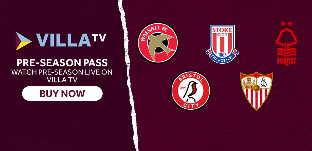 Watch pre-season on VillaTV | AVFC
