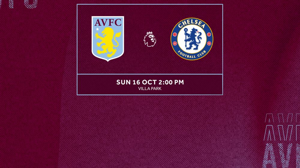 Chelsea ticket details | AVFC