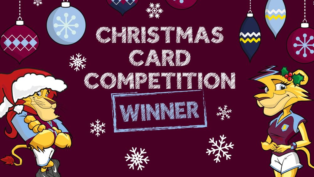 Christmas card competition winner announced! | AVFC