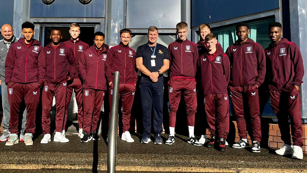 Educational visit to HMP Birmingham for Villa players | AVFC