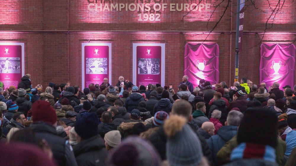 GALLERY: Champions of Europe tribute wall | AVFC